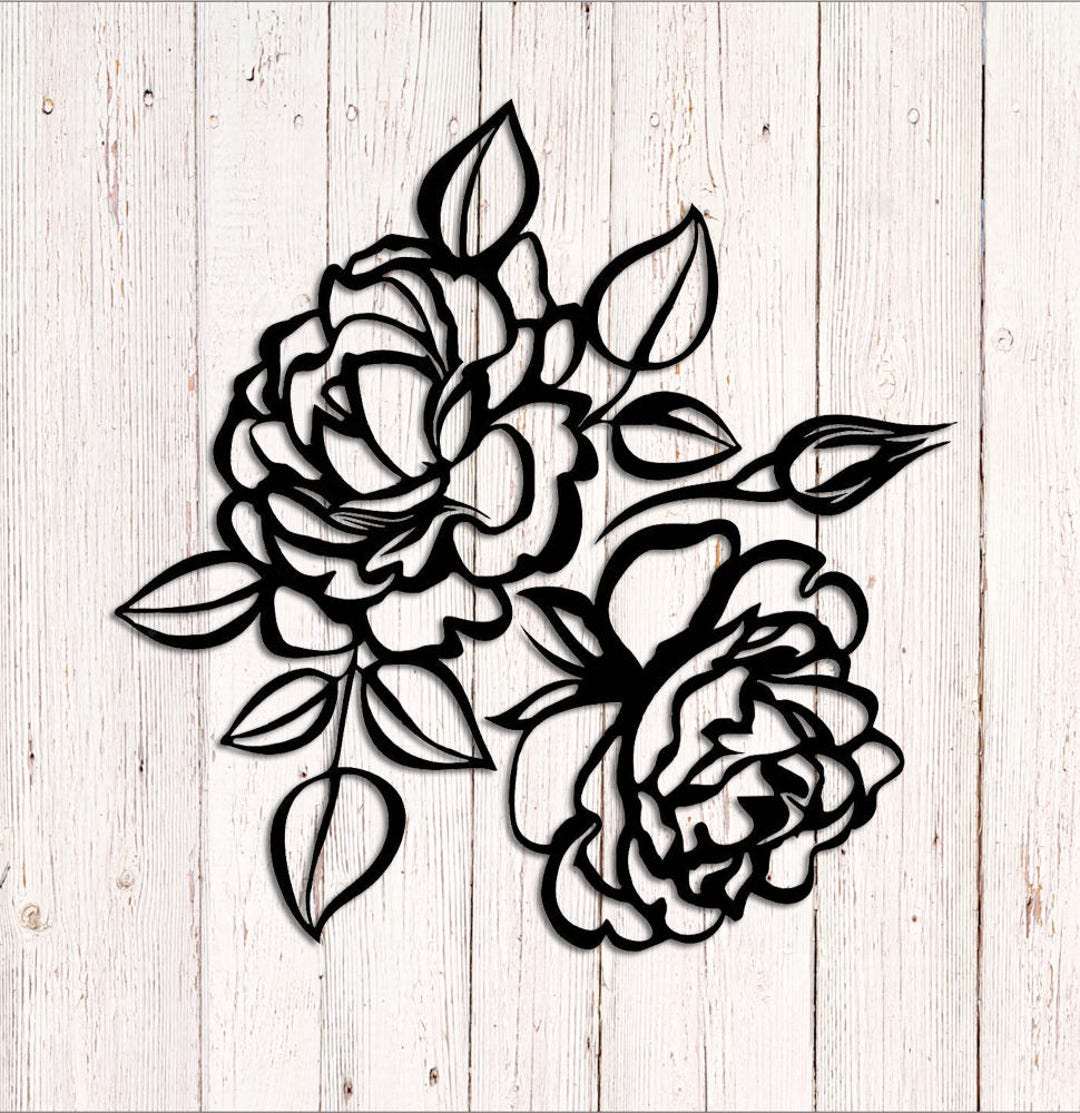 Rose Decal Car Decal Rose Stickers Decals for Women Vinyl - Etsy