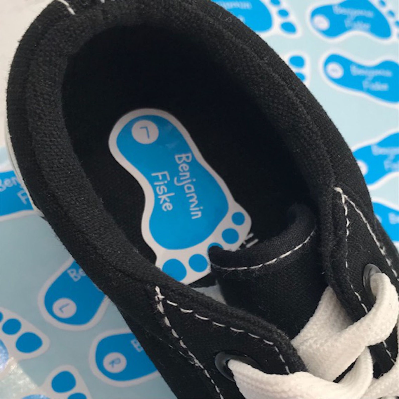 Shoe Labels for Kids - Label Stickers for Shoes - Shoe Name Labels ...