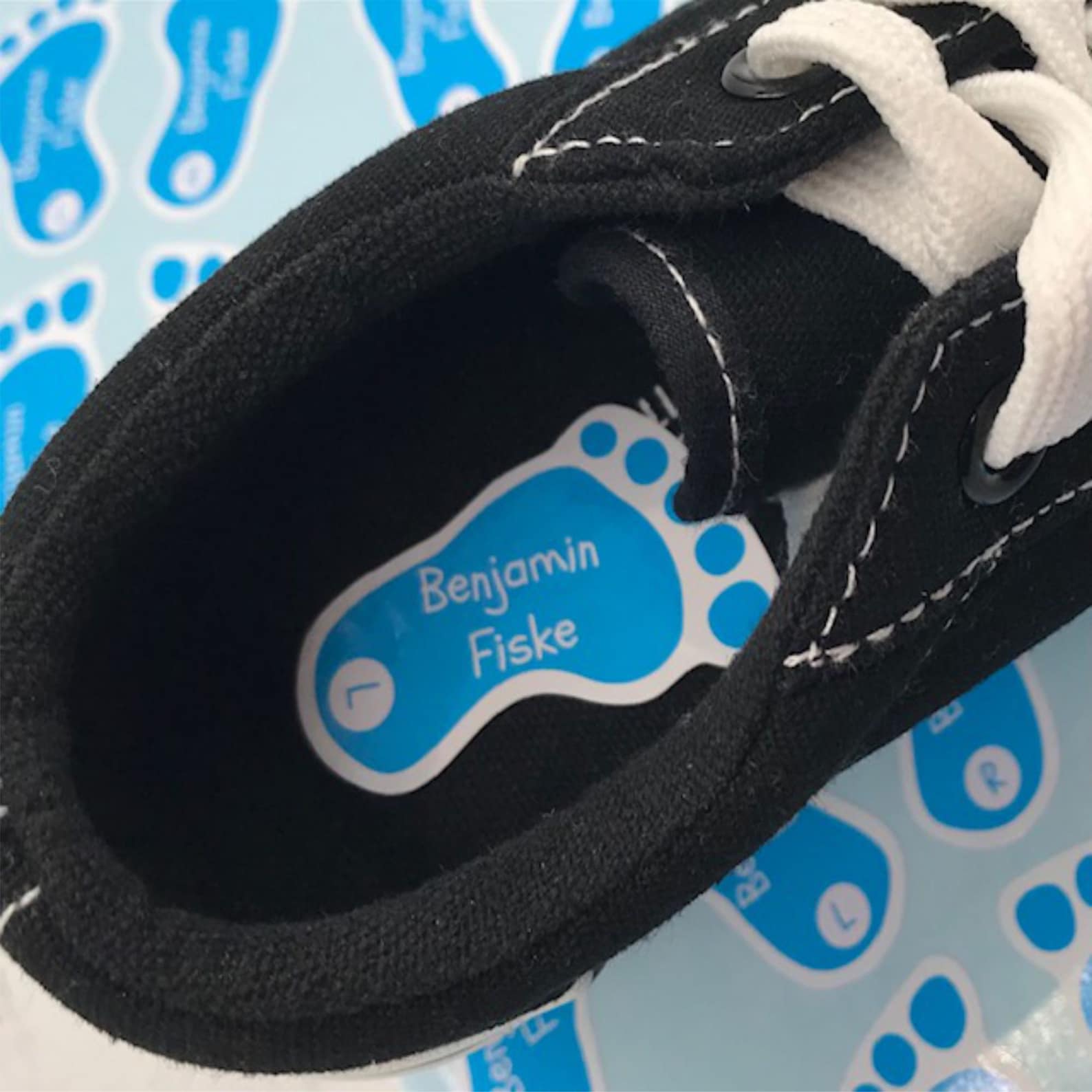 Shoe Labels for Kids - Label Stickers for Shoes - Shoe Name Labels ...
