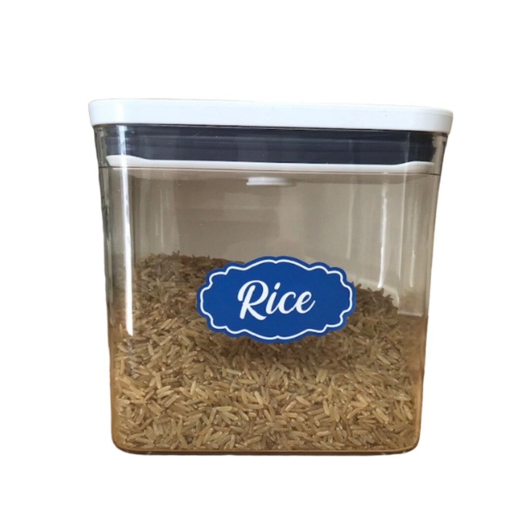 Kitchen Container Labels, Pantry Stickers, Oxo Container Labels, Mrs ...