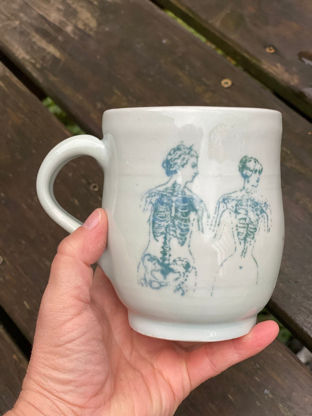 Form and Deformity Mug blue/green Image - Etsy