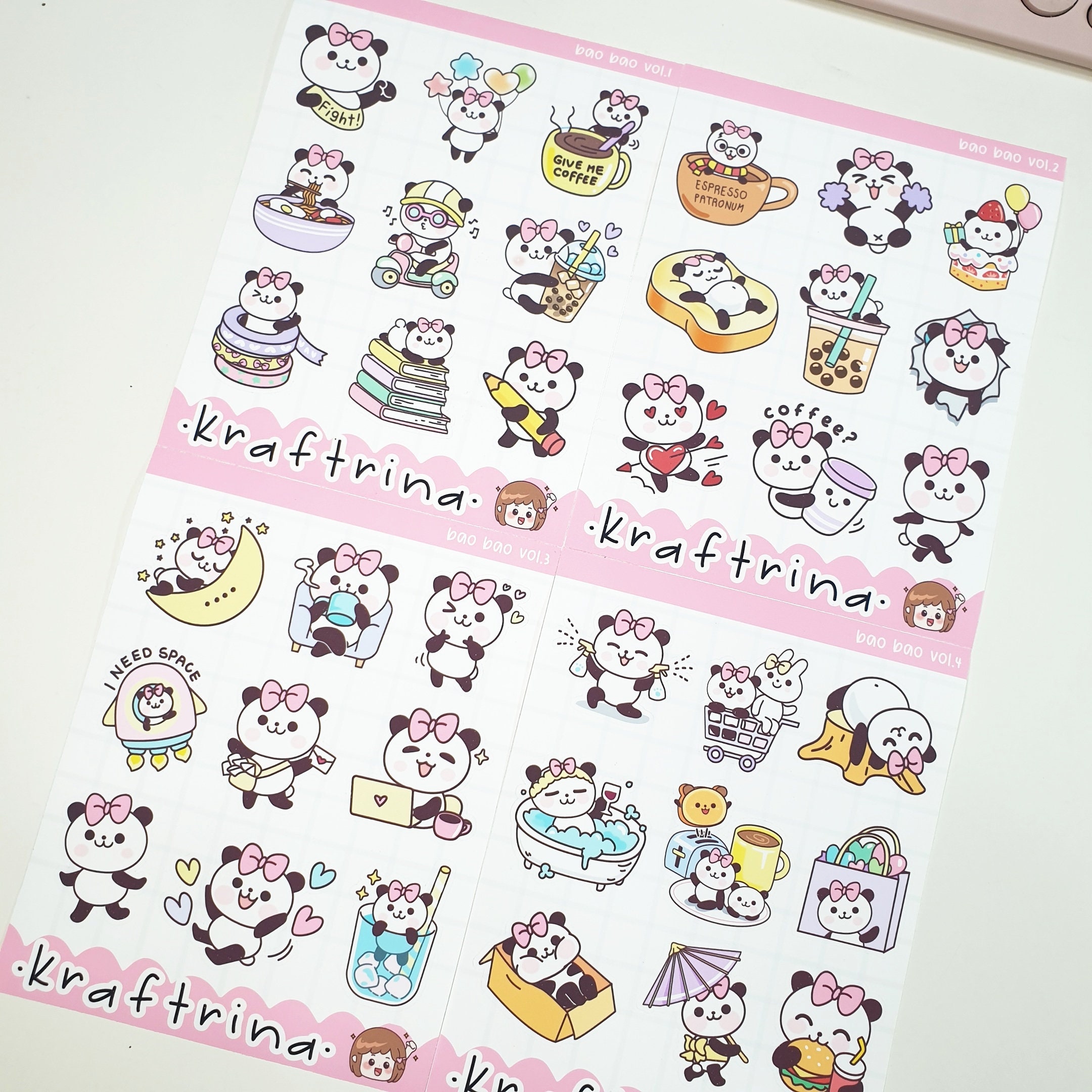 BAO BAO STICKERS Deco Sticker Pack for Journals Planners - Etsy