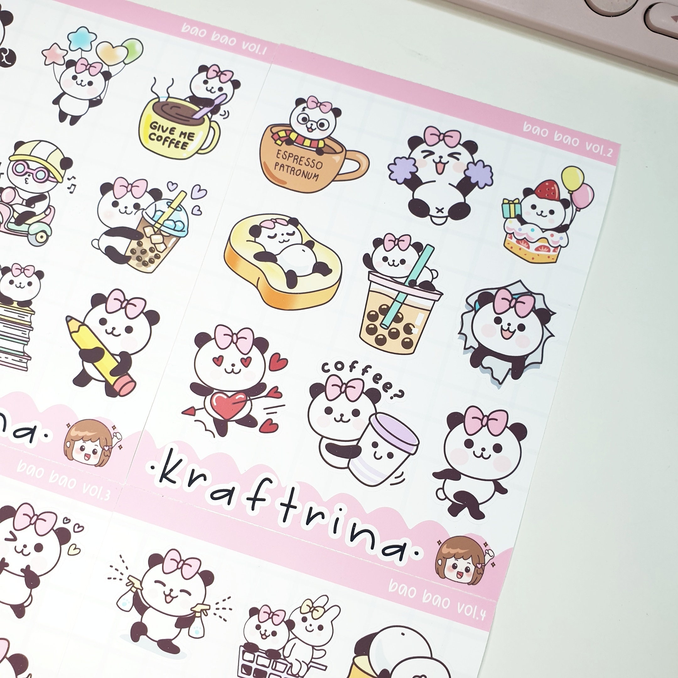 BAO BAO STICKERS Deco Sticker Pack for Journals Planners - Etsy