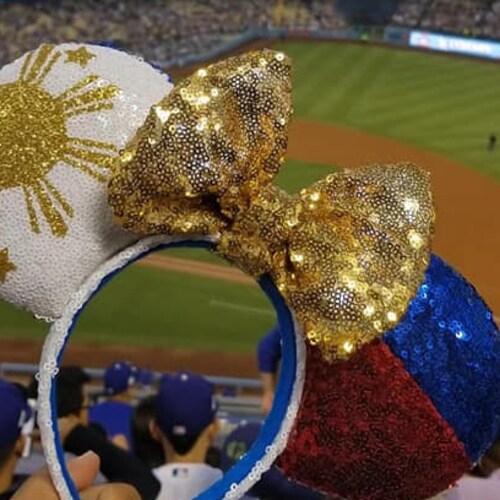 Filipino Ears Filipino Flag Philippines Flag Ears Mickey | Etsy