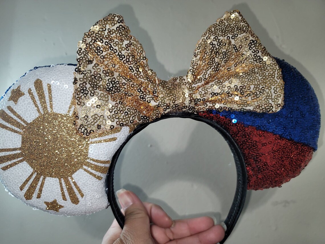 Filipino Ears Filipino Flag Philippines Flag Ears Mickey - Etsy