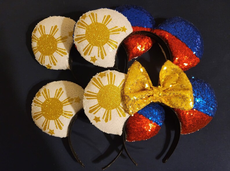 Filipino Ears Filipino Flag Philippines Flag Ears Mickey - Etsy
