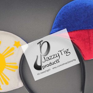 VELVET Filipino Ears, Filipino Flag, Philippines Flag Ears, Mickey Ears ...