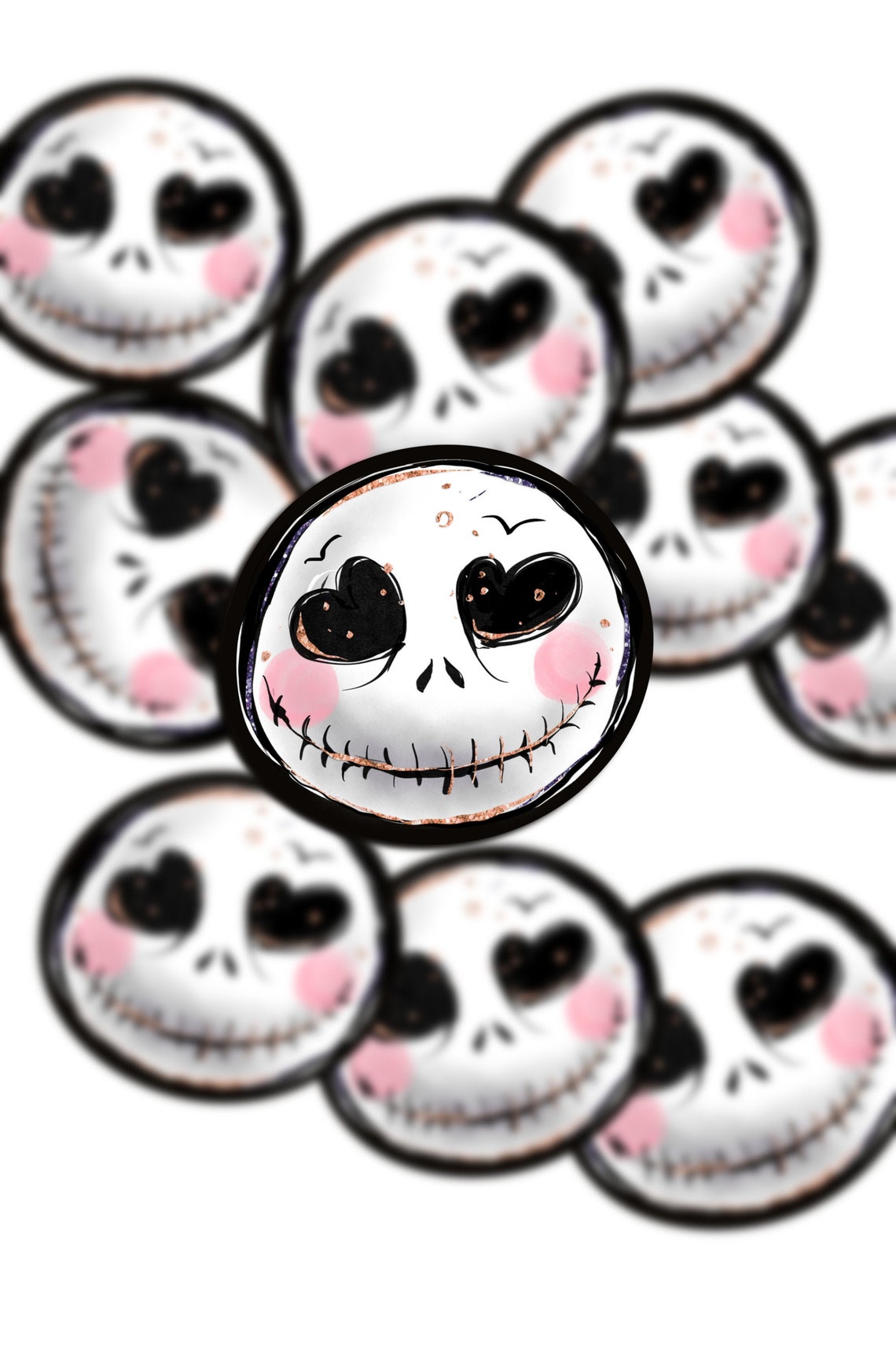 Jack Skellington Sticker / Valentines Day / Laptop / MacBook / | Etsy