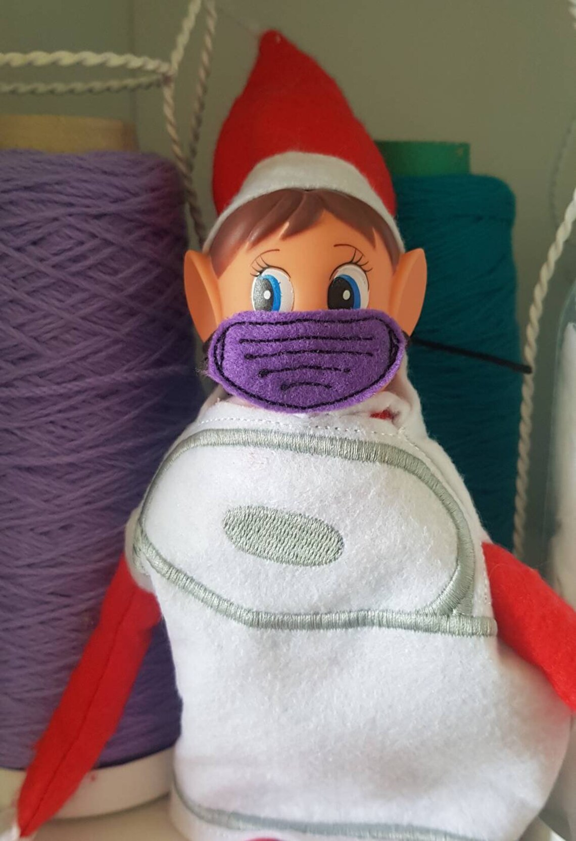 Mask Doll Mask Elf Mask Costume Fun for Elves or Dolls Safety | Etsy