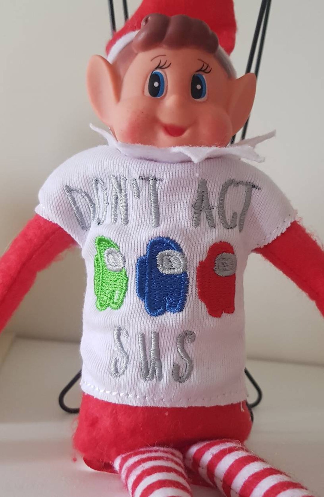 SUS Elf Tshirt Elf Dress up Among Elf AU Elf Doll Tshirt Dress up Elf ...