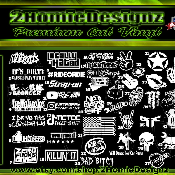 Car Racing Decals - Etsy