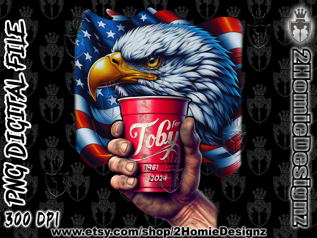 For Toby Red Solo Cup DTG Png, American Pride Country Music Sublimation ...