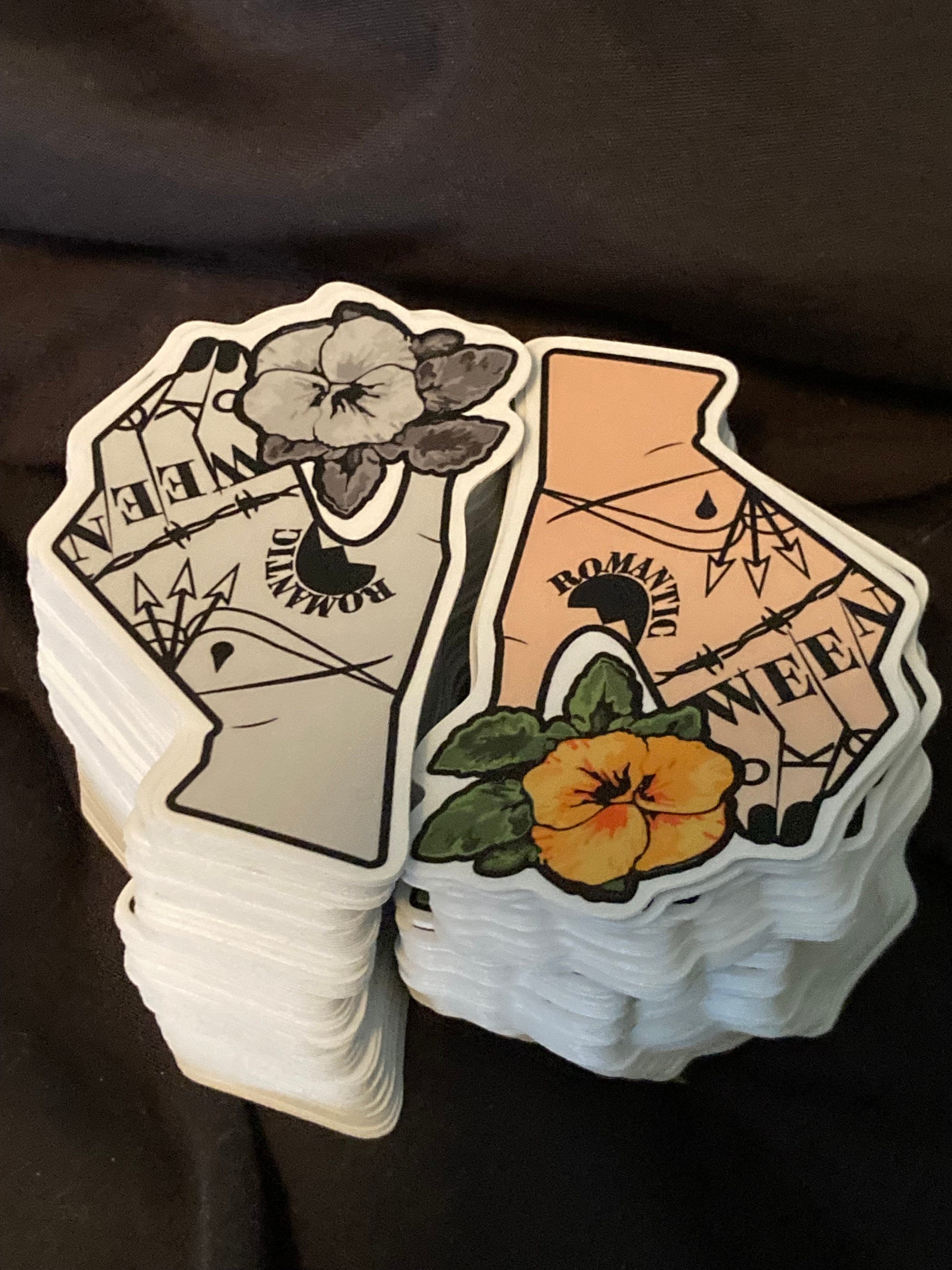 Frank Iero Ween Hand Pansy Sticker - Etsy