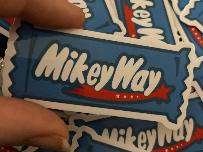Mikey Way Candy Bar Milky Way Sticker - Etsy