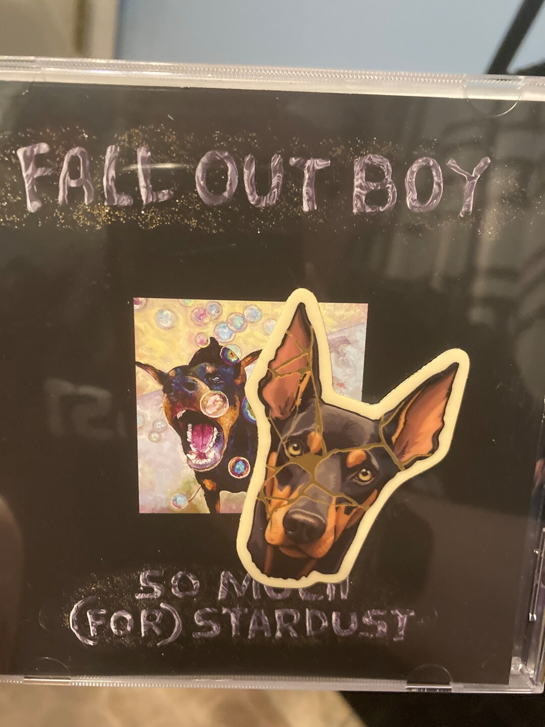 Kintsugi Kid - Gold Metallic Fall Out Boy Sticker - Etsy