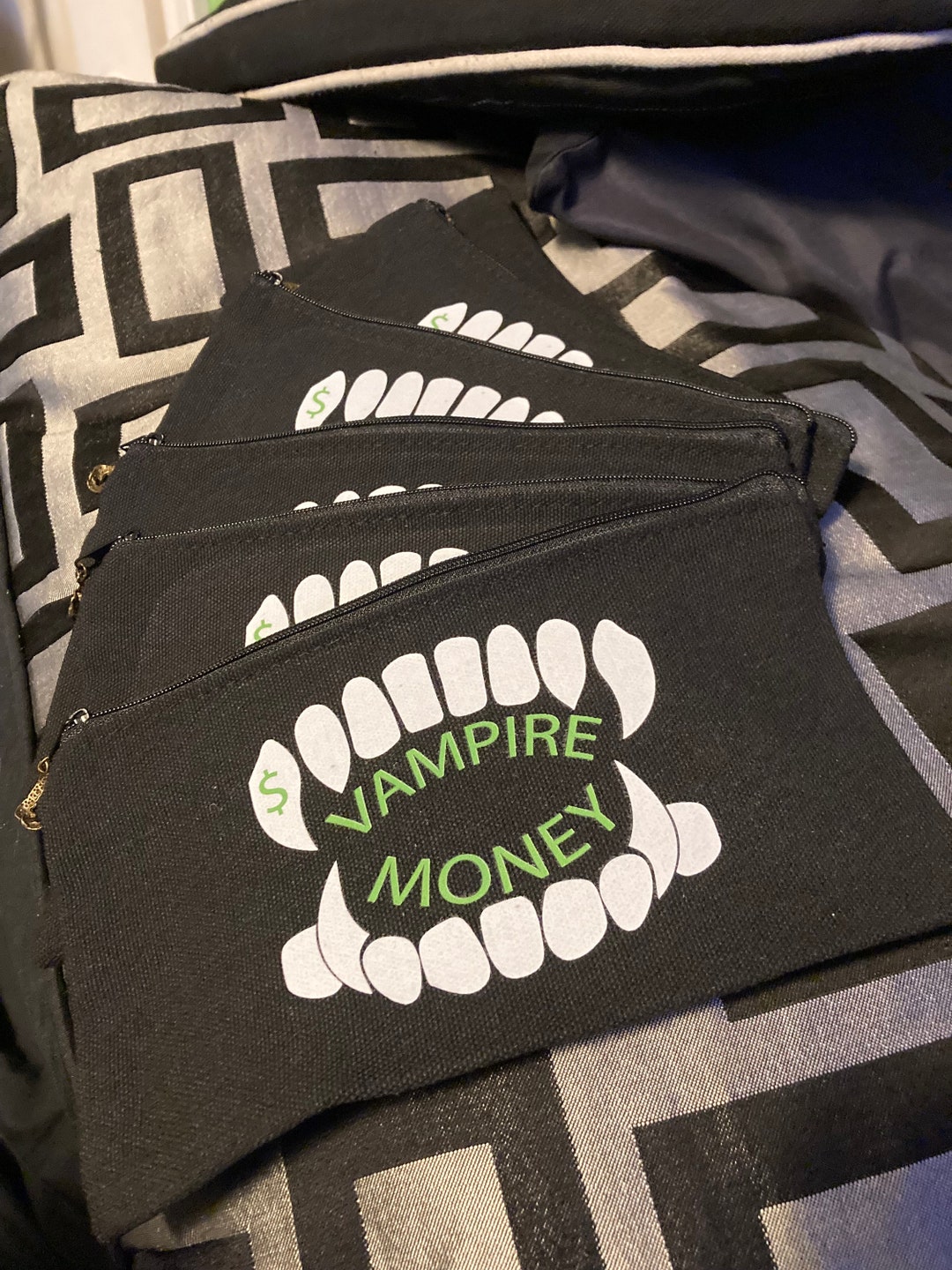Vampire Money - My Chemical Romance Zipper Pouch Makeup Pencil Bag - Etsy