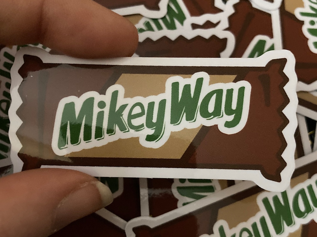 Mikey Way Candy Bar Milky Way Sticker - Etsy