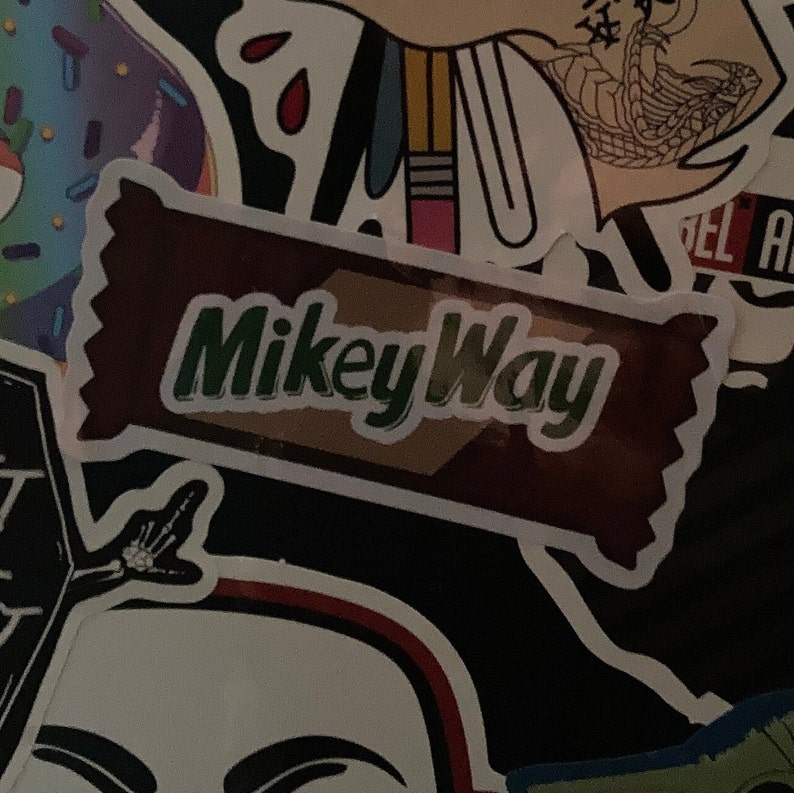 Mikey Way Candy Bar Milky Way Sticker - Etsy