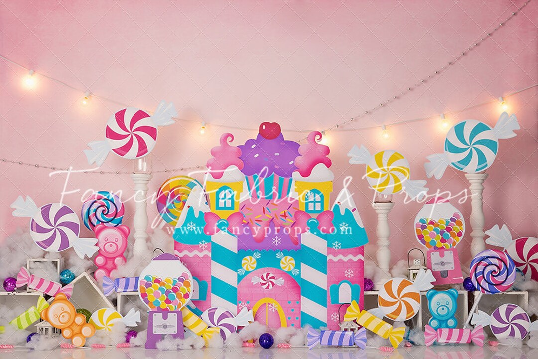 Sweet as Candy Wrinkle Free Fabric Photography Backdrop - Etsy