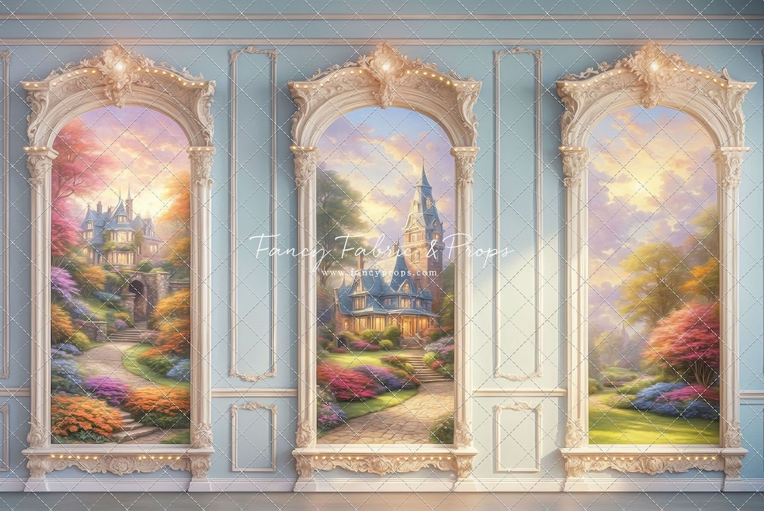 Royal Victorian Wainscoting Wall With Sweep Option Wrinkle Free Fabric ...