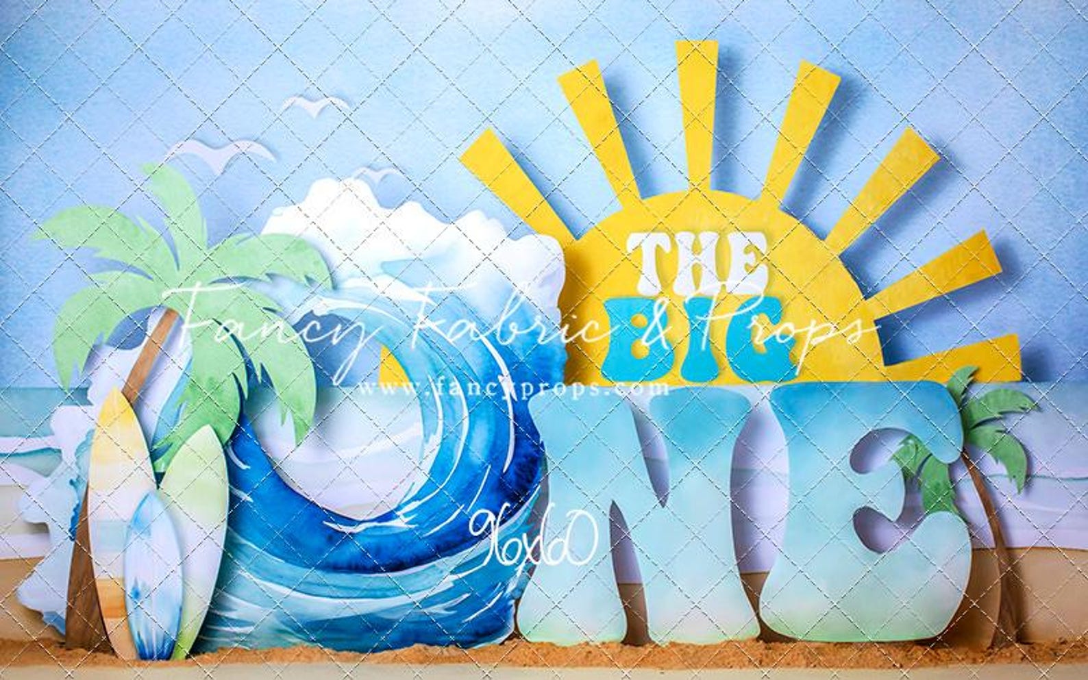 Catchin' ONE Big Wave - With Sweep Option- Photography Printed Backdrop ...