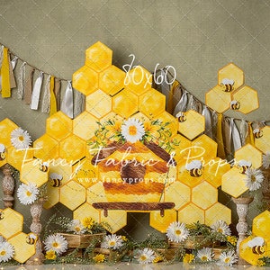 Bumble Beauty -photography Backdrop - Honeybees , Bee Hive, Honey 1st ...