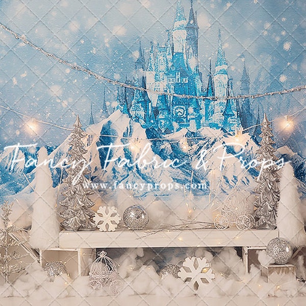 Frozen Backdrop - Etsy