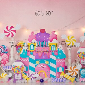 Sweet as Candy - Wrinkle Free Fabric - Photography Backdrop - Etsy