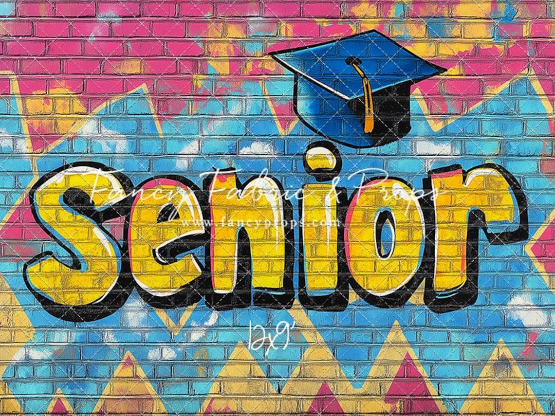 Graffiti Gold With Sweep Option - Photography Printed Backdrop- Fabric ...