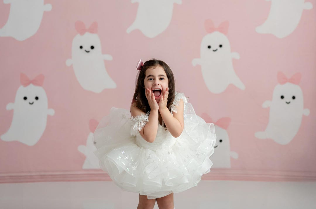Coquette Ghosts - Photography Printed Backdrop Fabric - Polypaper ...