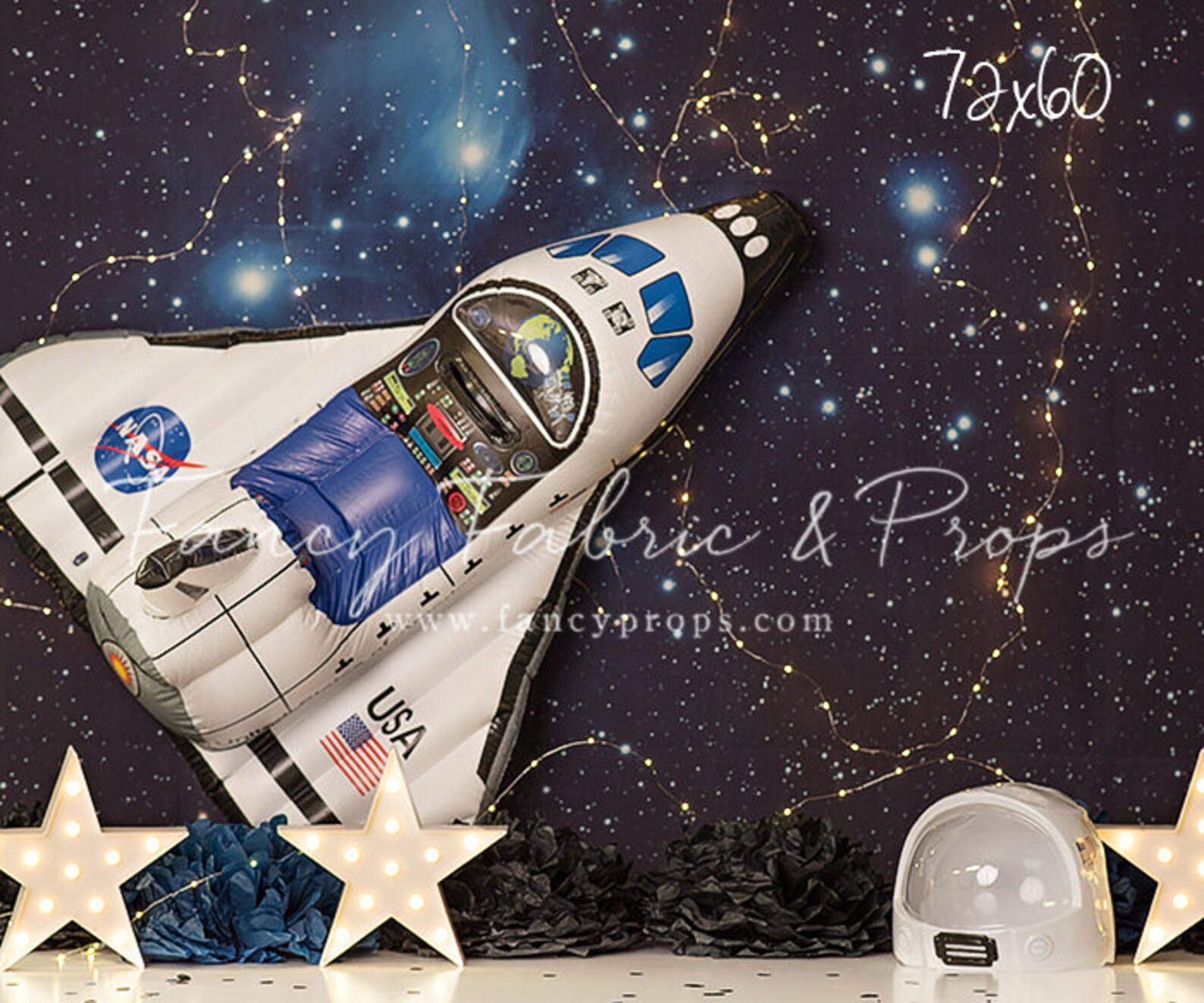 Mission Space - Photography Printed Backdrop- Fabric Backdrop ...