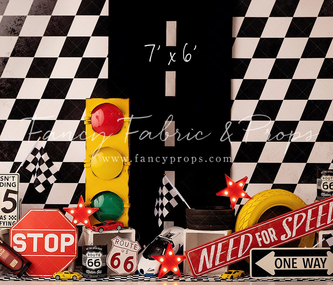 Need for Speed - Photography Printed Backdrop- Fabric Backdrop ...