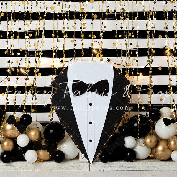 Tuxedo Backdrop - Etsy