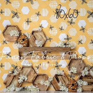 Beeyoutiful - Honeycomb, Bees, Birthday - Photography Backdrop - Etsy
