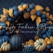 Royal Gourd Gala Balloon Arch -photography Printed Backdrop- Fabric ...