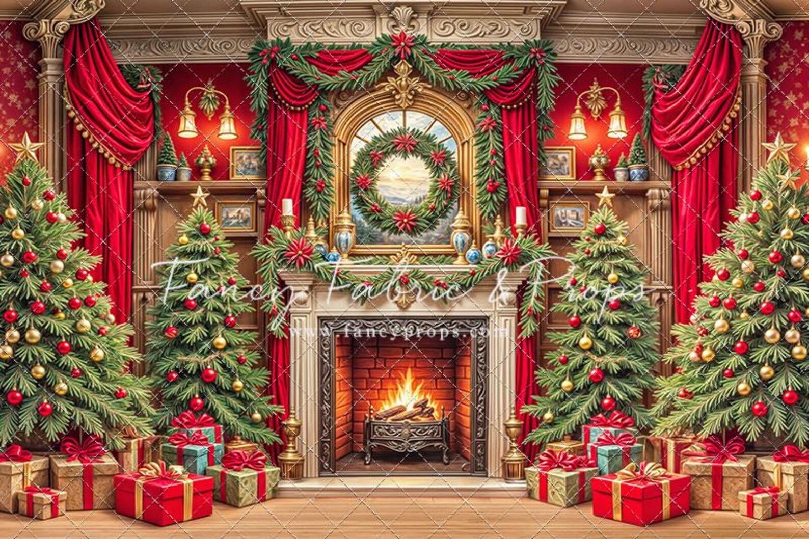 Holiday at Hawthorne Hall With Sweep Option -wrinkle Free Fabric ...