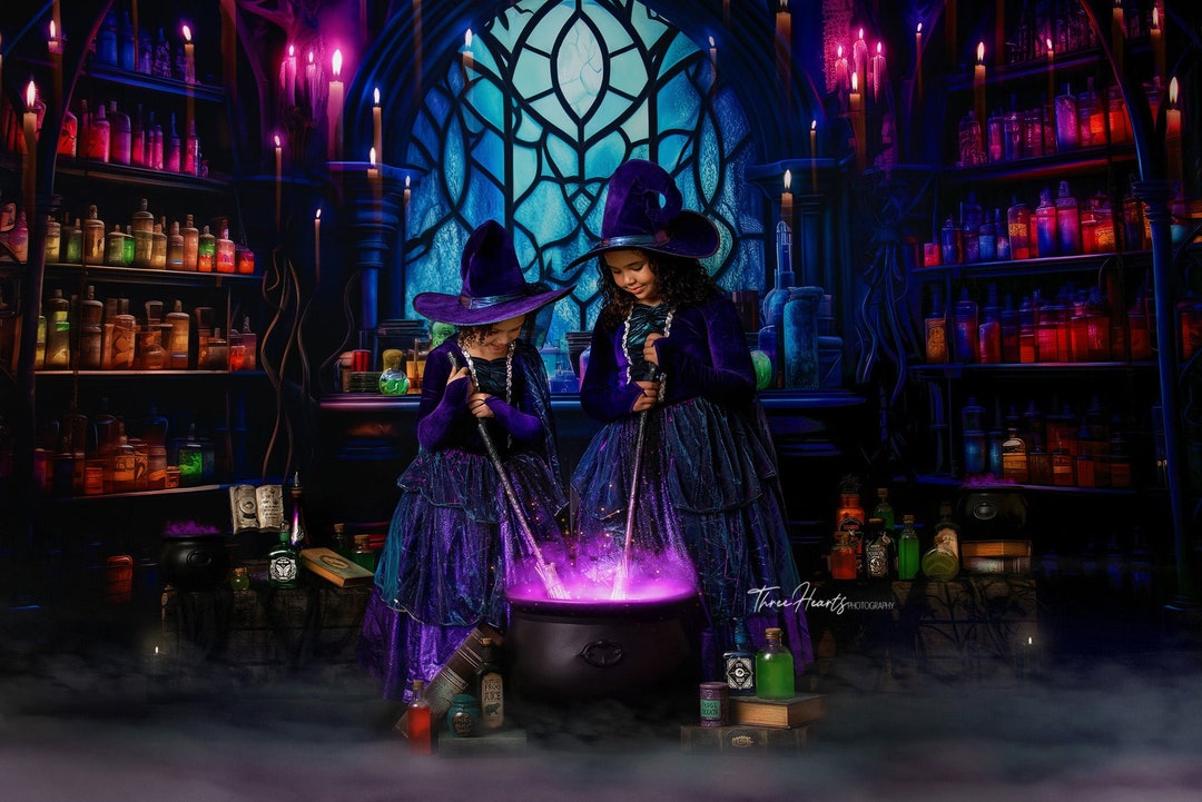 Potion Room - Photography Printed Backdrop- Fabric Backdrop- Polypaper ...