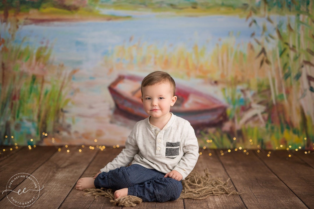 Huck Finn - Photography Printed Backdrop - Fabric Backdrop - Poly Paper ...
