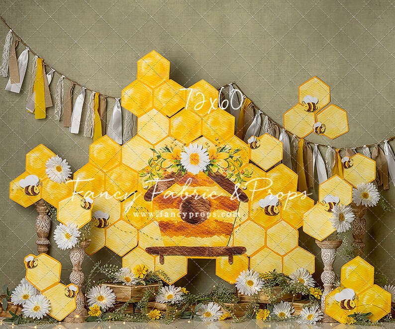 Bumble Beauty -photography Backdrop - Honeybees , Bee Hive, Honey 1st ...