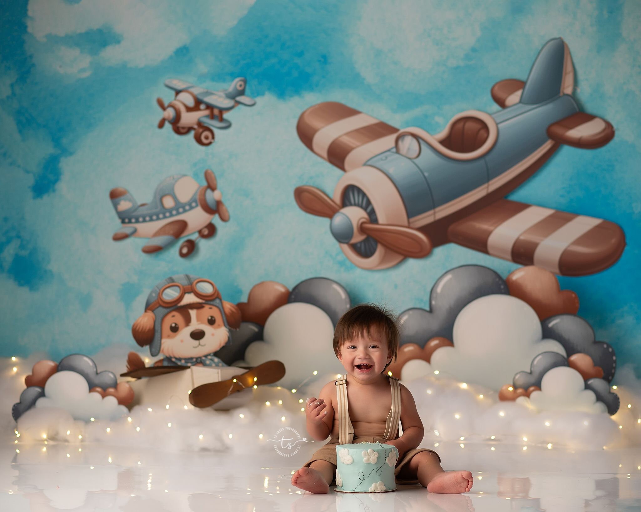 Age of Aviation - Photography Printed Backdrop - Fabric Backdrop - Poly ...