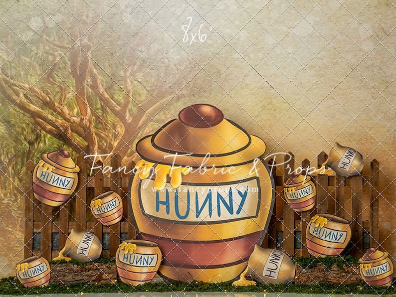 Hunny Bee - Photography Printed Backdrop - Fabric Backdrop - Poly Paper ...
