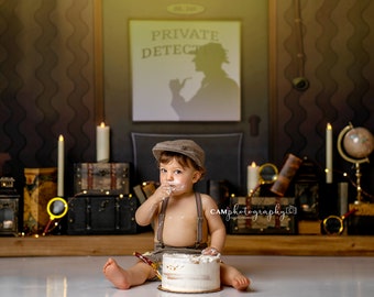 Detective Backdrop | Etsy