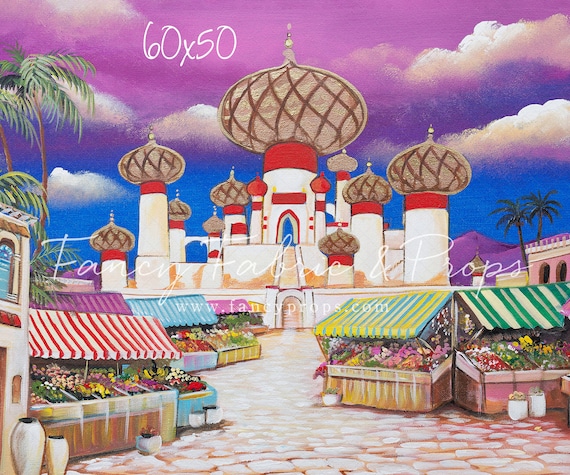 Aladdin Marketplace Backdrop