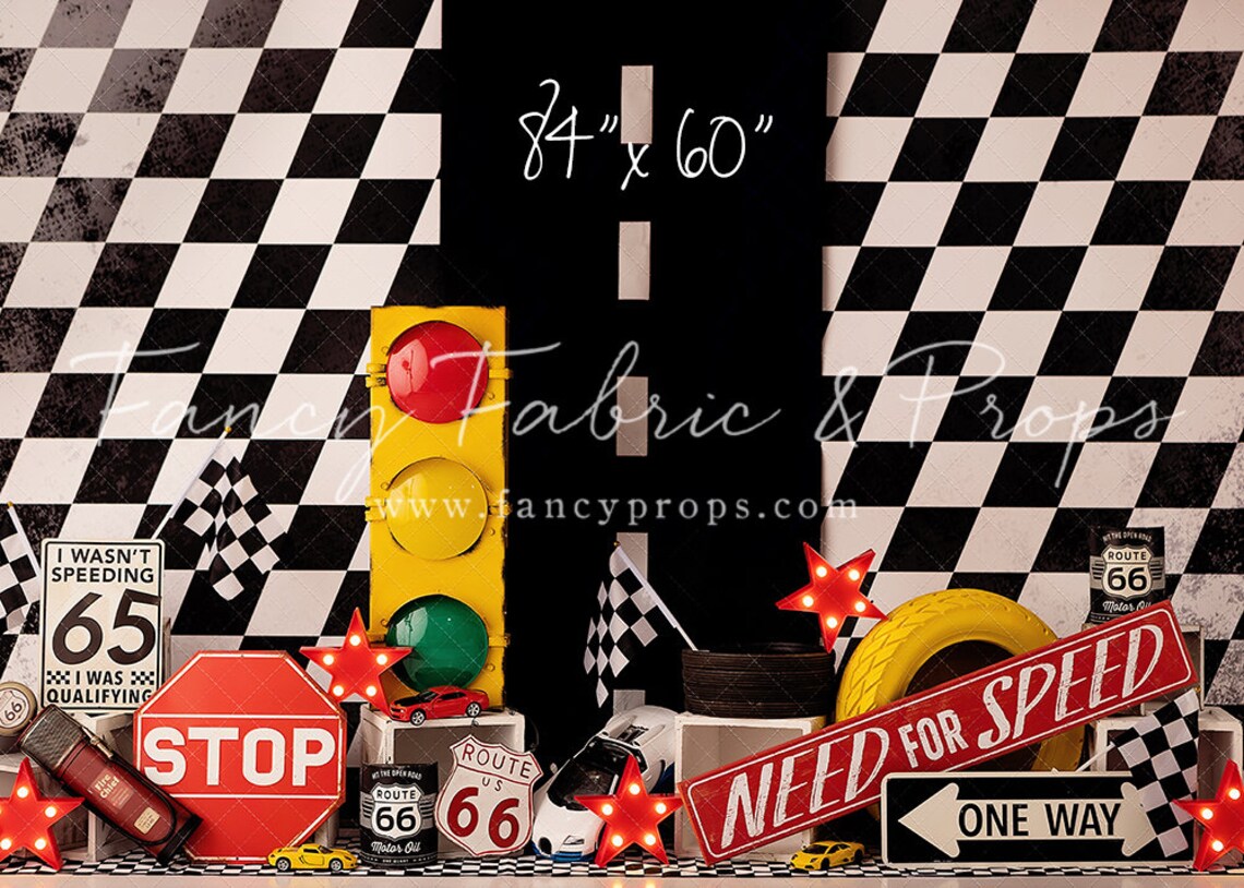 Need for Speed - Photography Printed Backdrop- Fabric Backdrop ...