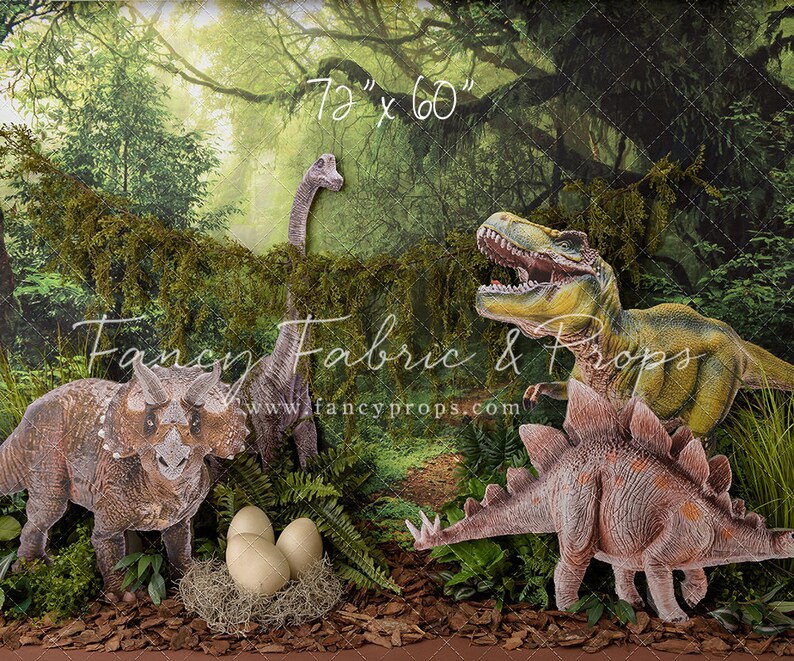 Jurassic Valley - Photography Printed Backdrop- Fabric Backdrop ...