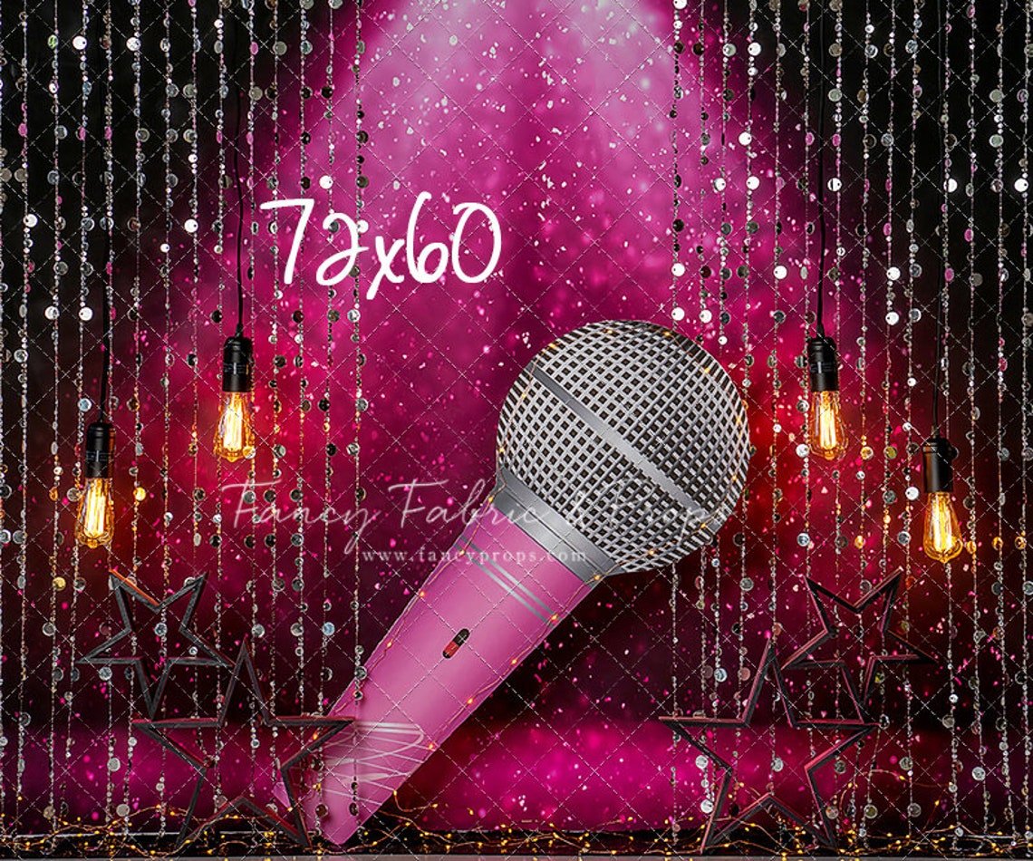 Talent Show Wrinkle Free Fabric Photography Backdrop - Etsy