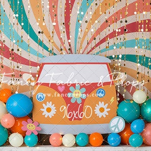 I'm so Groovy Poly Paper Photography Backdrop - Etsy