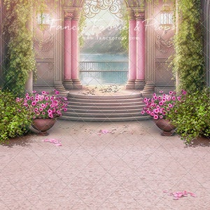 Bridgerton Greens With Sweep Option - Photography Backdrop - Fabric ...