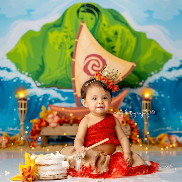 Moana Backdrop - Etsy