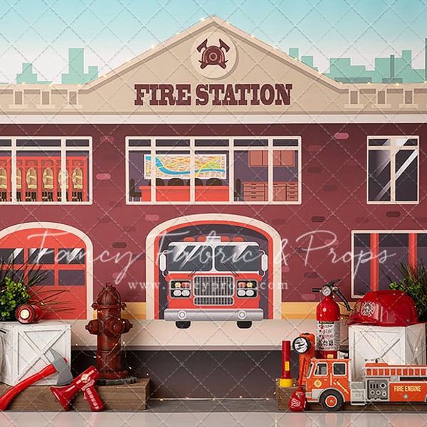Fire Station Decal - Etsy